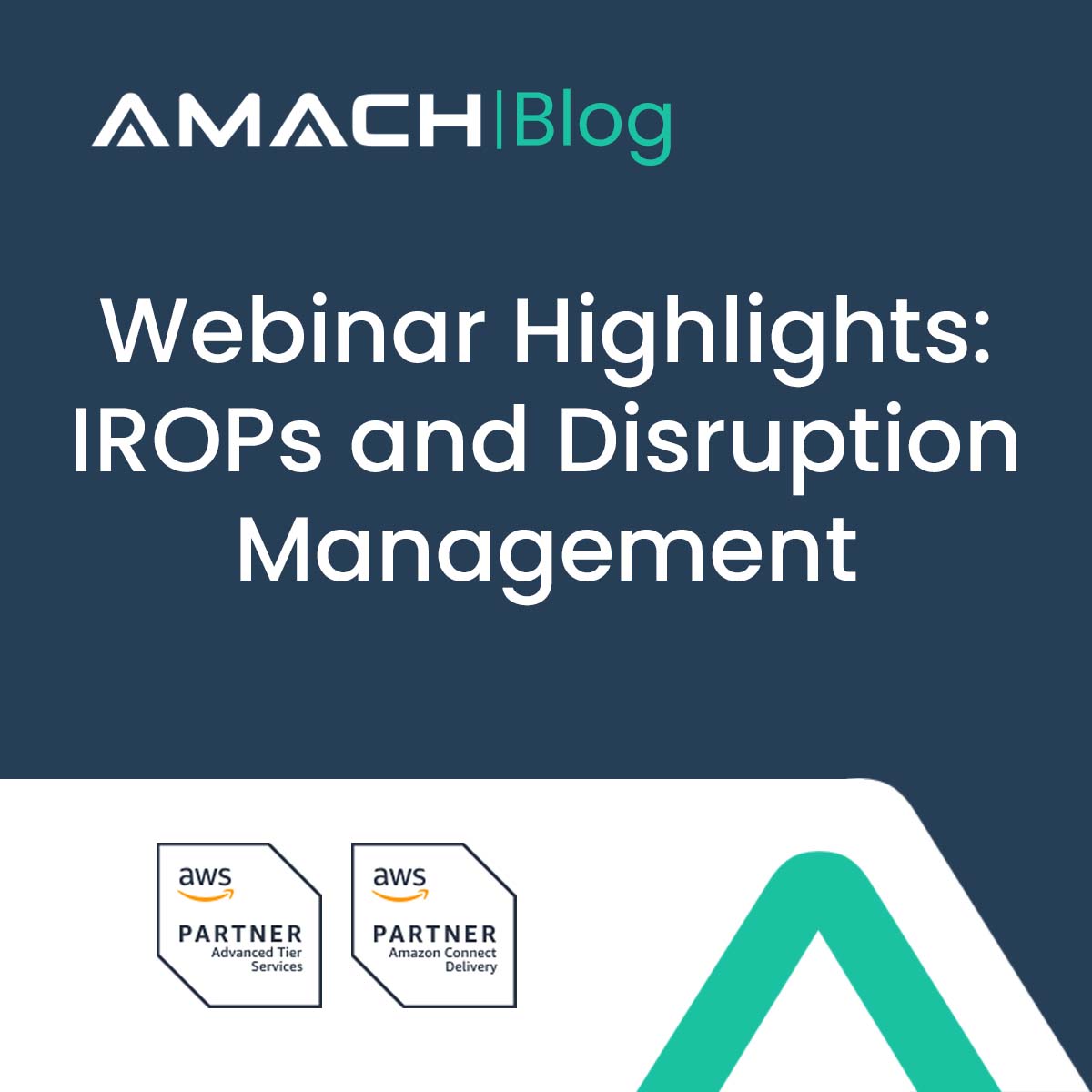 Webinar Highlights: IROPs and Disruption Management Amach